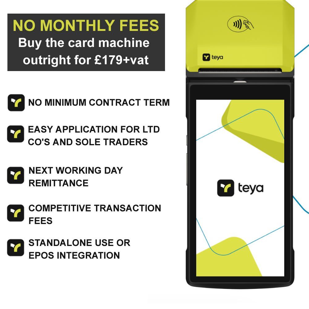 Teya Card Payment Terminal - P2 Pro | Cash Register Group