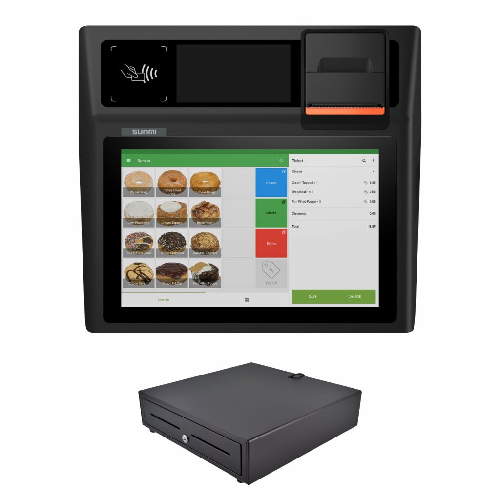 Complete Sunmi Touch Screen EPOS Cash Till System - No Ongoing Charges ...