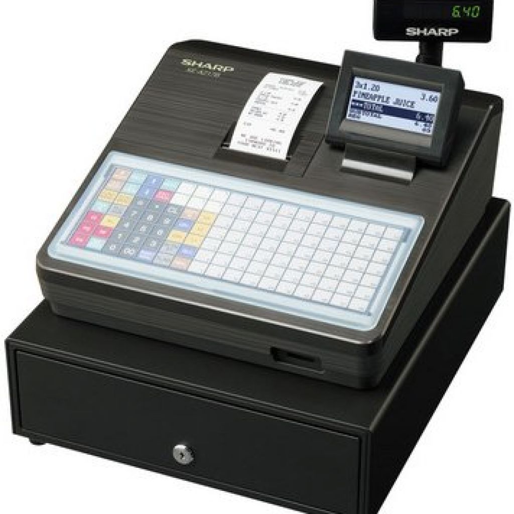 Sharp Cash Register XEA217B Black Upgraded With Clerk Interupt | Cash ...