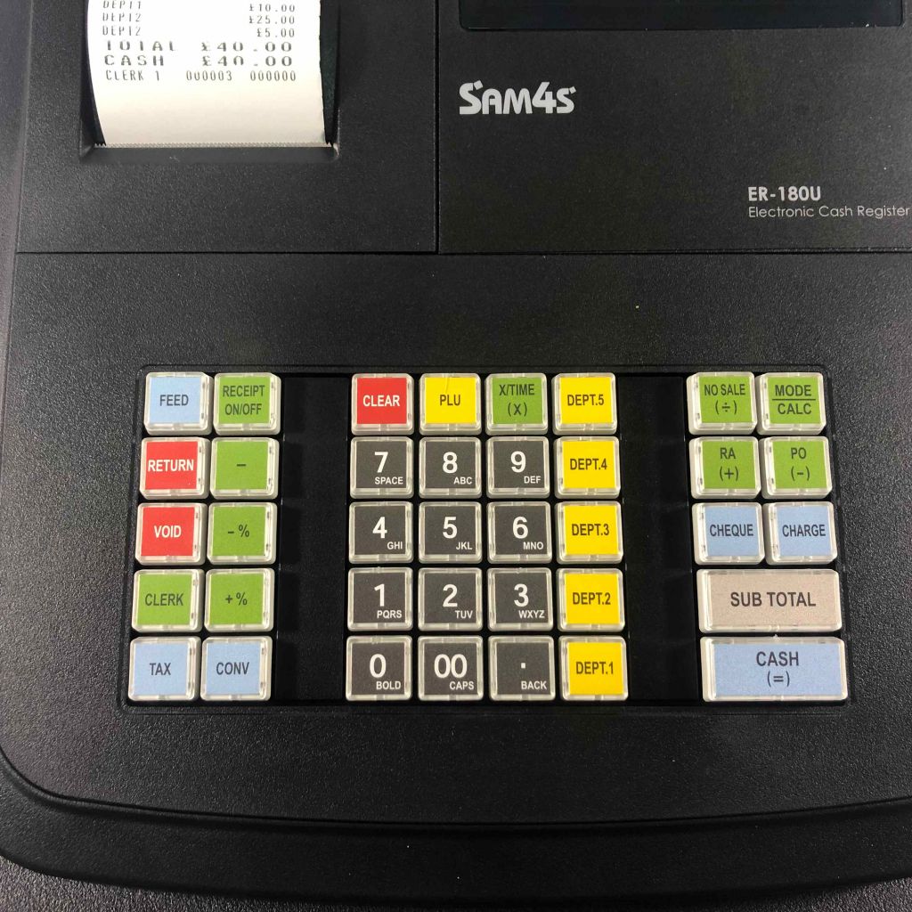 Sam4s ER180US Cash Register Till | Cash Register Group