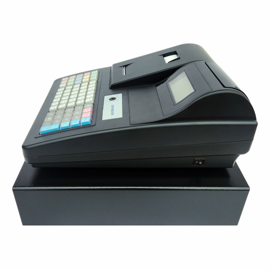 CRG520 Black Cash Register And Large Drawer (Twin Printer) | Cash ...