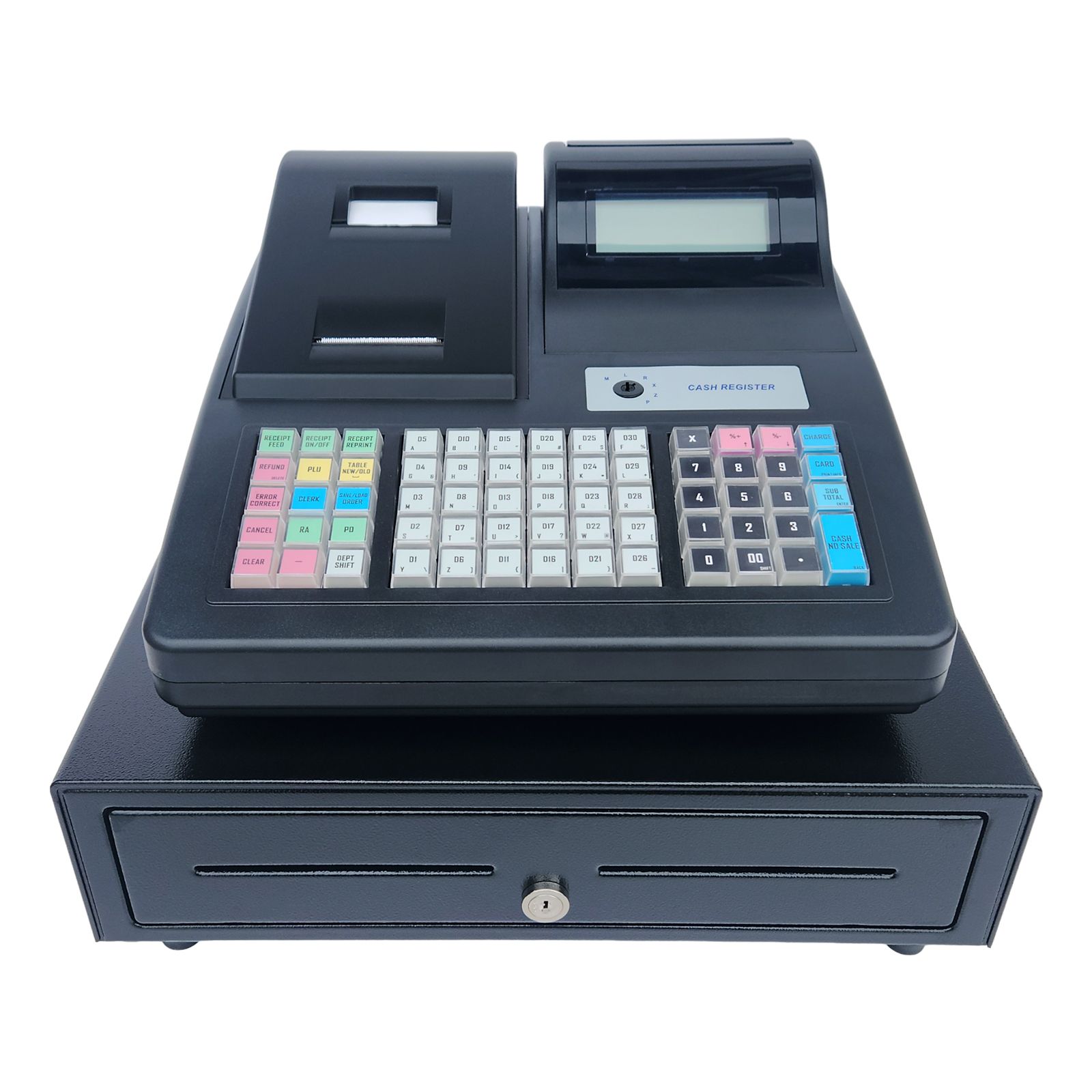 CRG520 Black Cash Register And Large Drawer (Twin Printer) | Cash ...