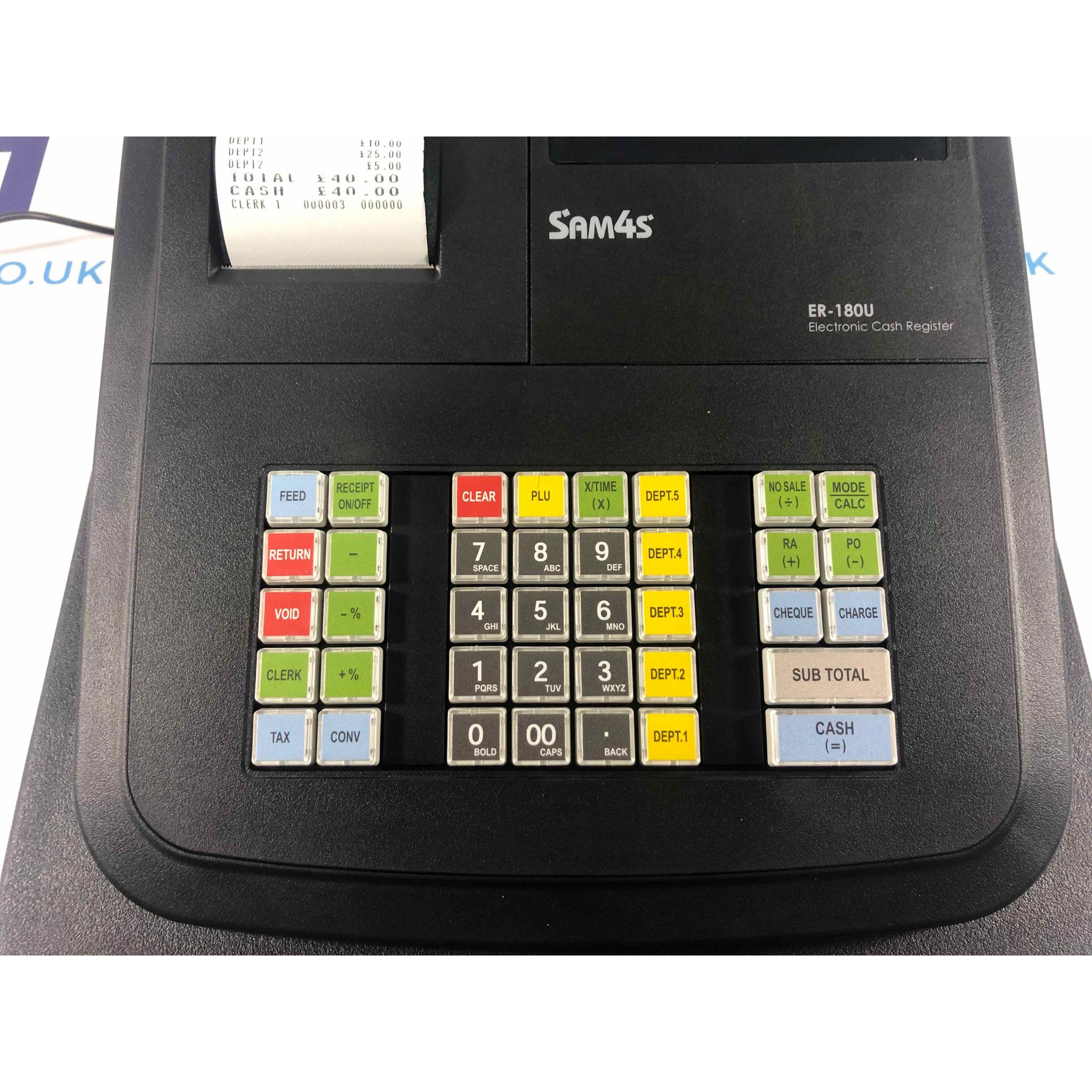 Sam4s ER180US Cash Register Till | Cash Register Group
