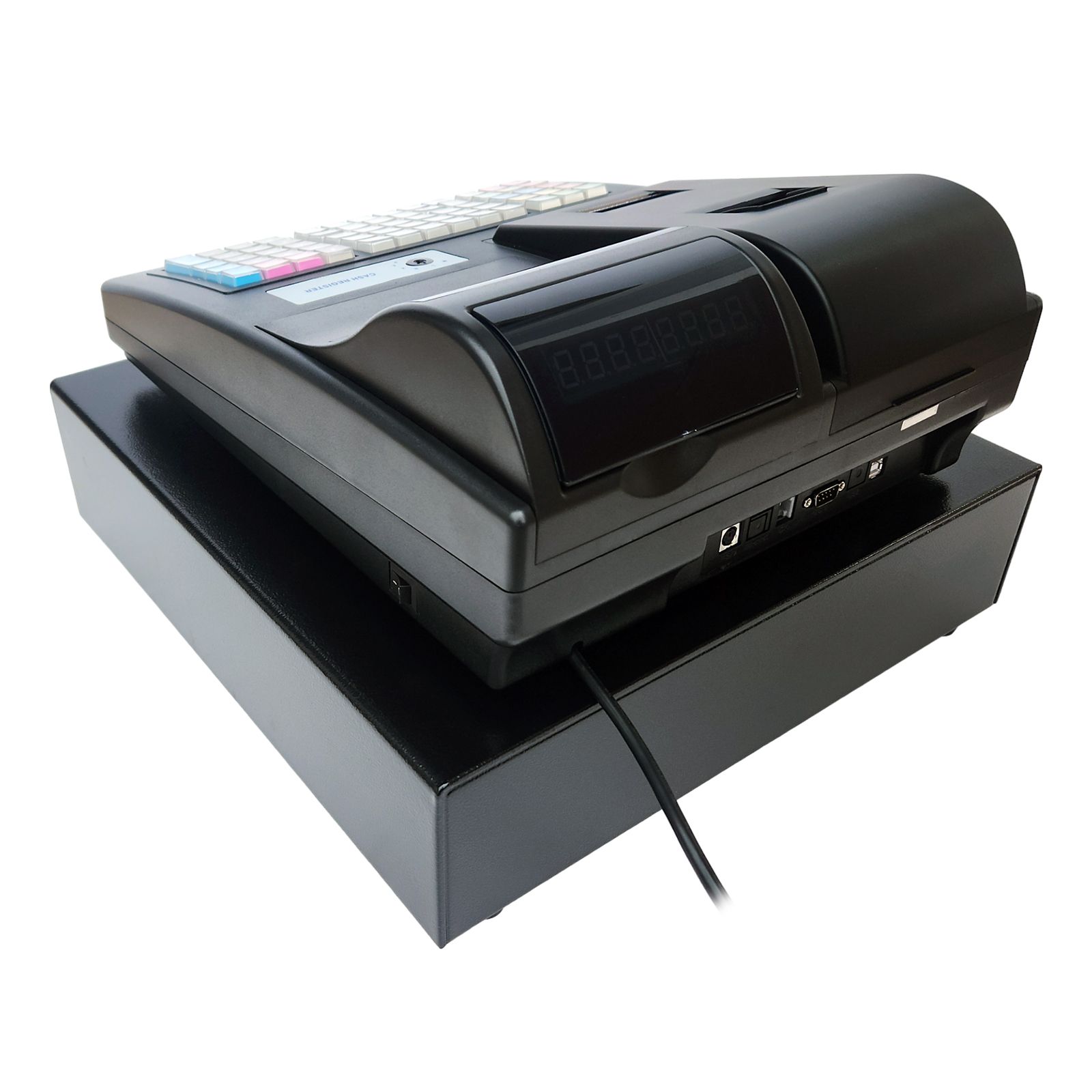 CRG520 Black Cash Register And Large Drawer (Twin Printer) | Cash ...